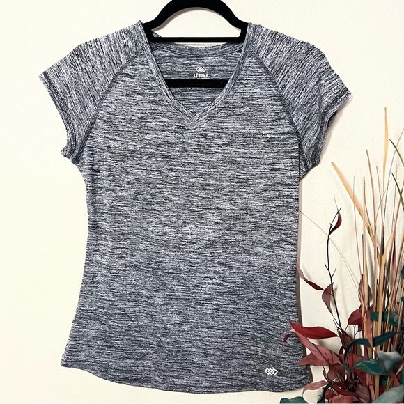 Leg3Nd | Tops | Leg3nd Black And Gray Workout Shirt | Poshmark